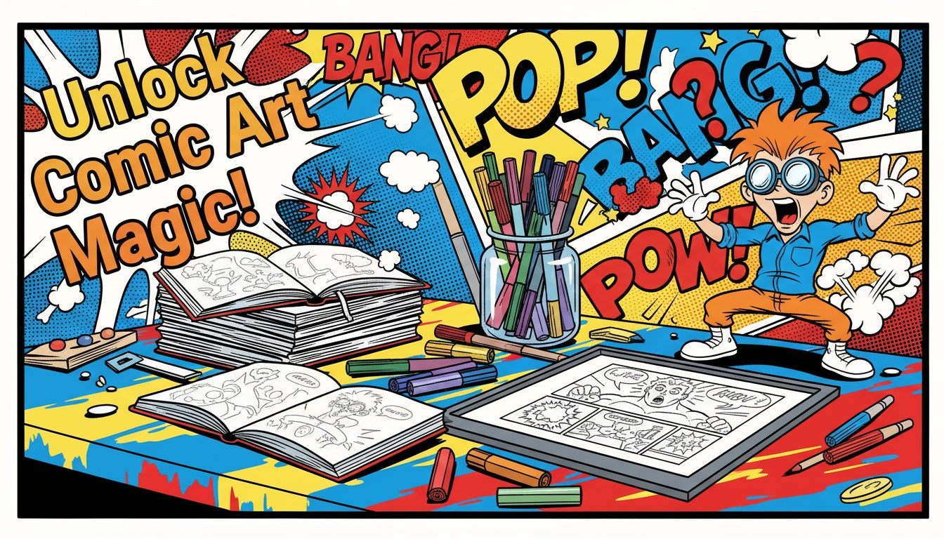 How to Design Pop Art Comic Scenes with Humor – Creative Ink Studios